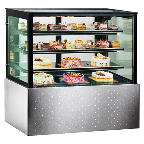 Jual SG-120FA-3XB BLACK CAKE SHOWCASE (SQUARE) 1200*700*1250 3 SHELVES ...