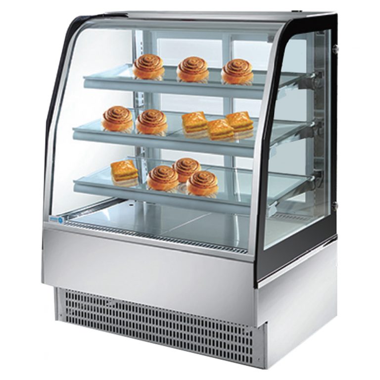 Jual H-SLD840 CURVE CAKE DISPLAY CABINET (HOT) Sinar Himalaya