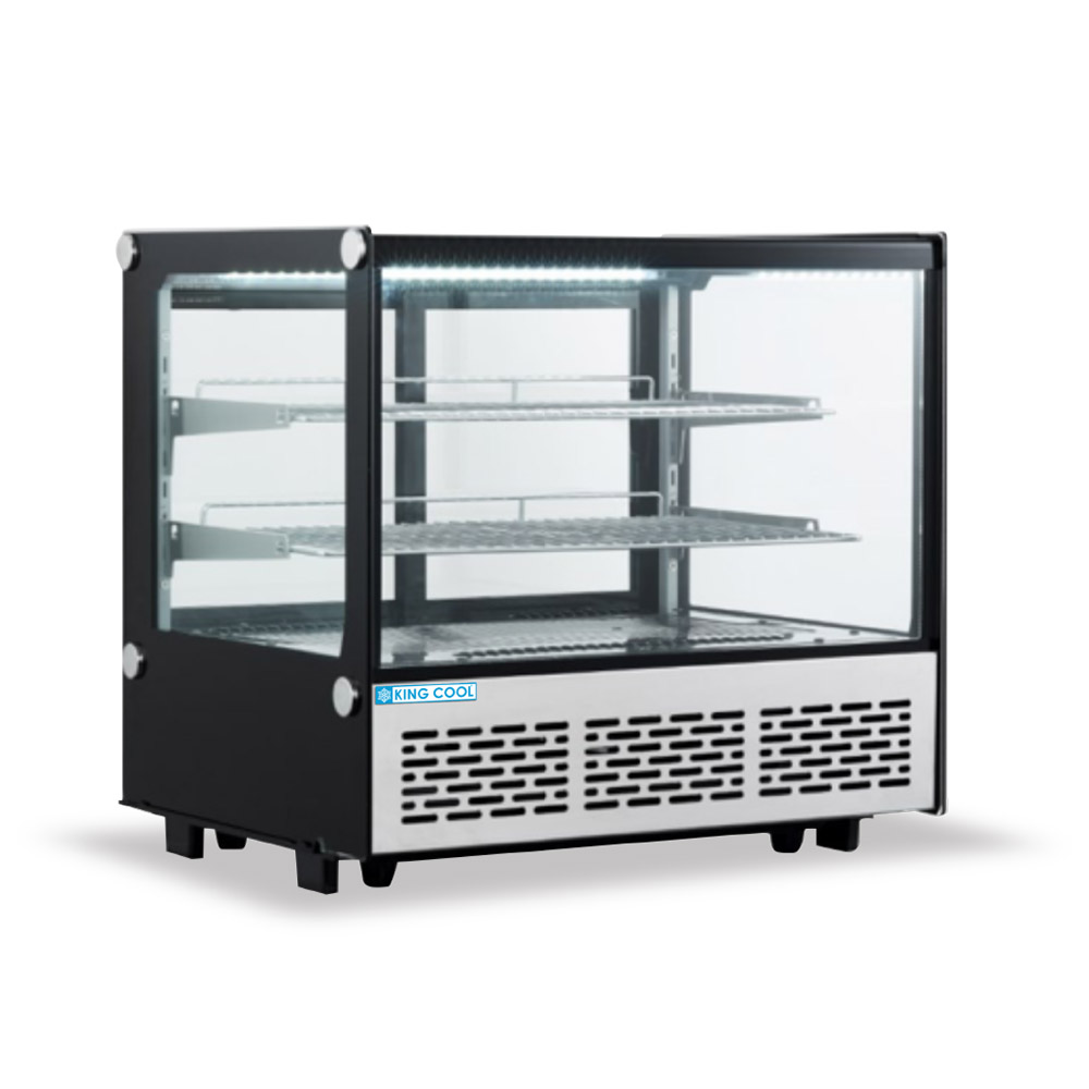 Jual XCW-120F BLACK COUNTERTOP CAKE SHOWCASE DISPLAY COOLER, 120L, 710 ...